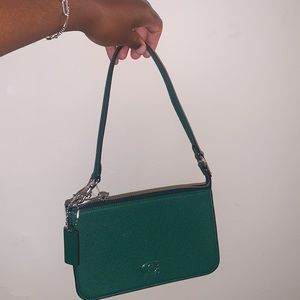 Coach | Bags | Coach Small Pouch Crossgrain Leather Shoulder Bag | Poshmark